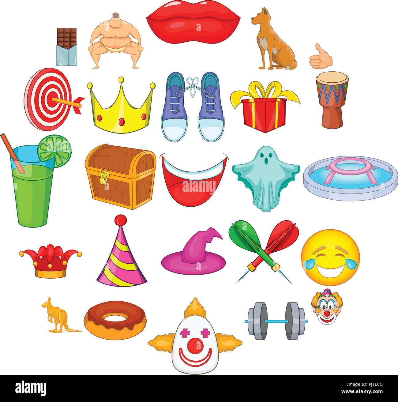 Spectacle icons set, cartoon style Stock Vector Image & Art - Alamy