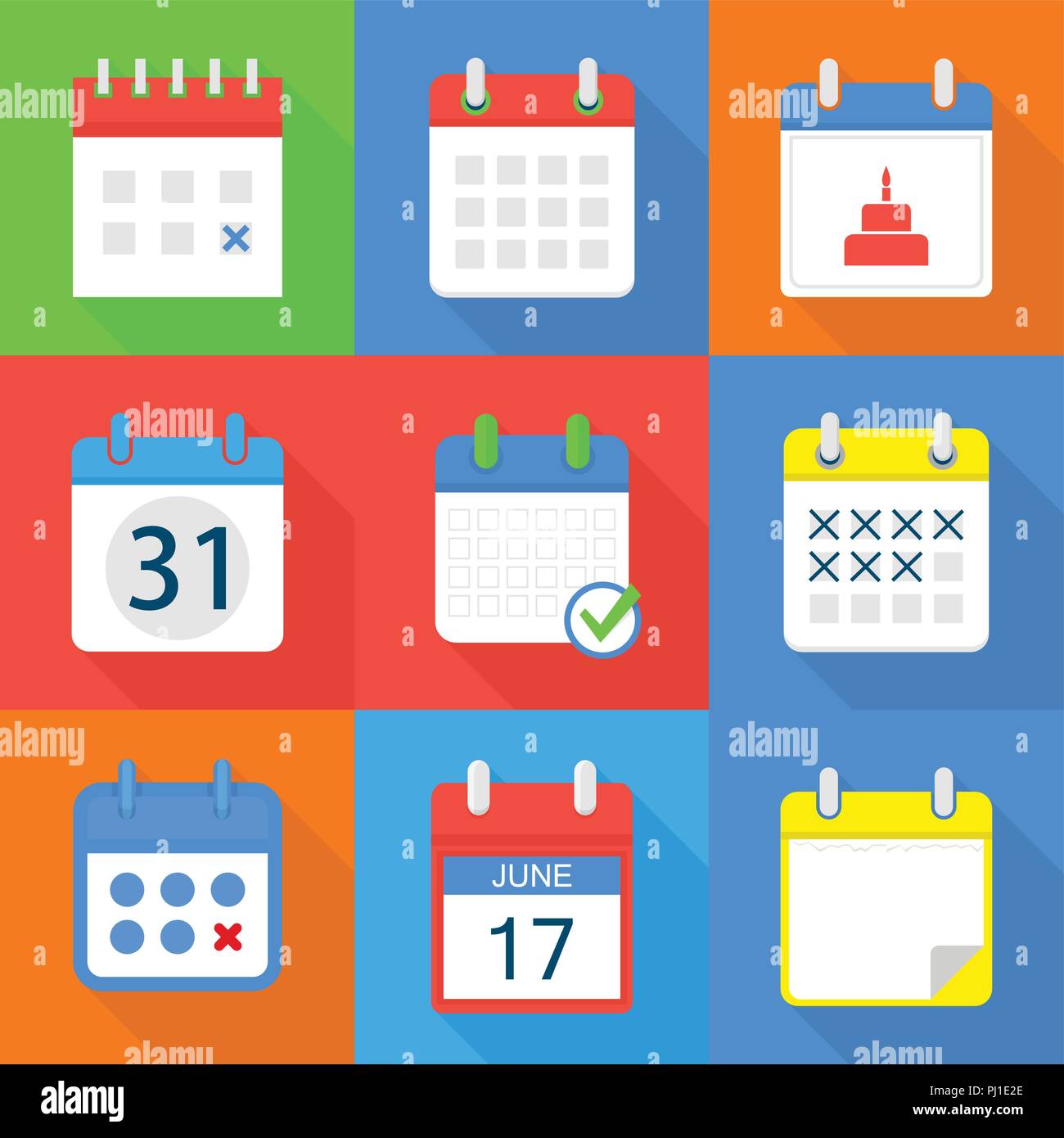 Calendar rainy season Stock Vector Images - Alamy