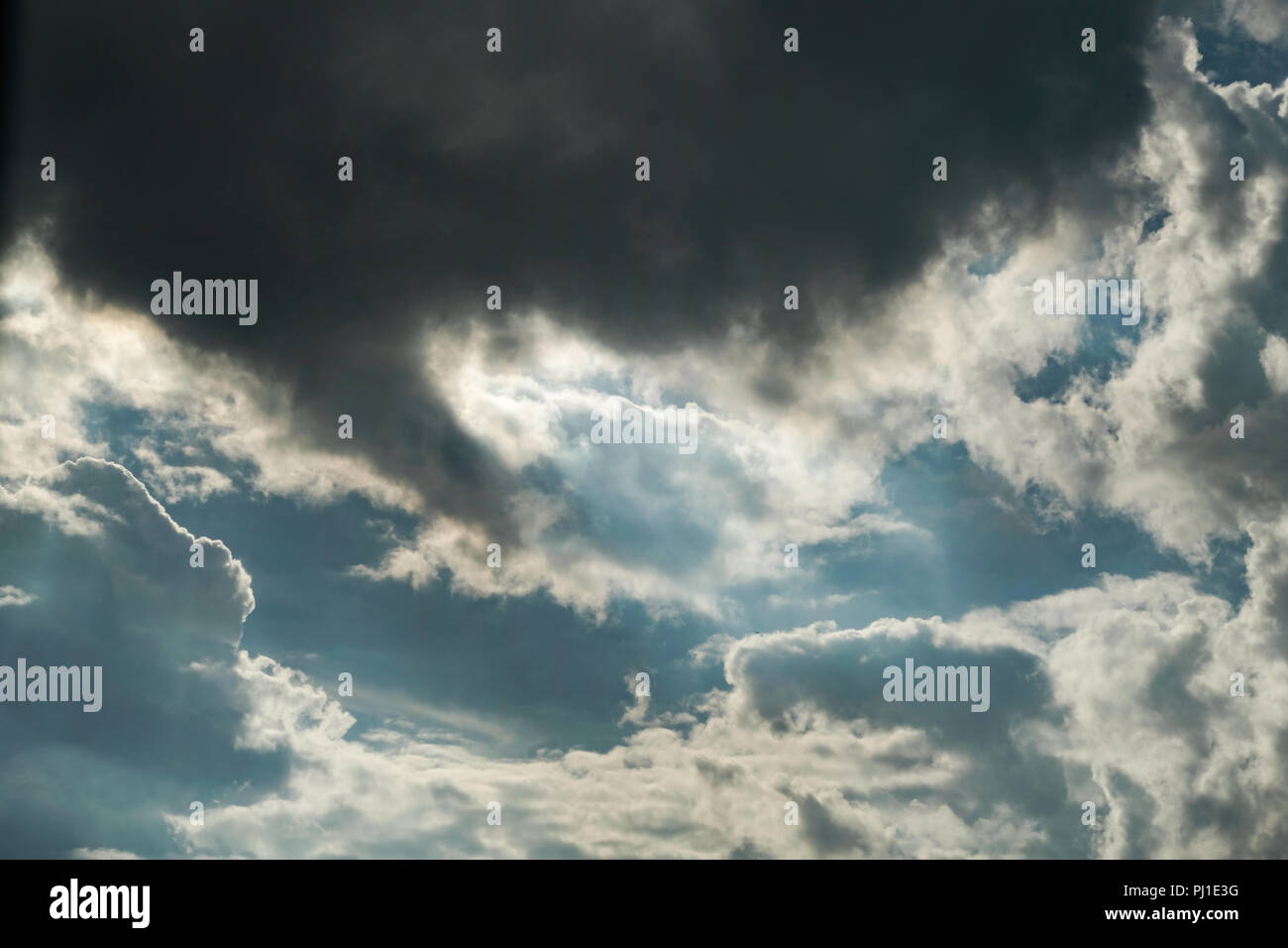 The sky and beautiful white clouds Stock Photo - Alamy