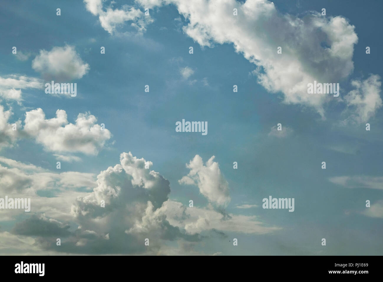 The sky and beautiful white clouds Stock Photo - Alamy