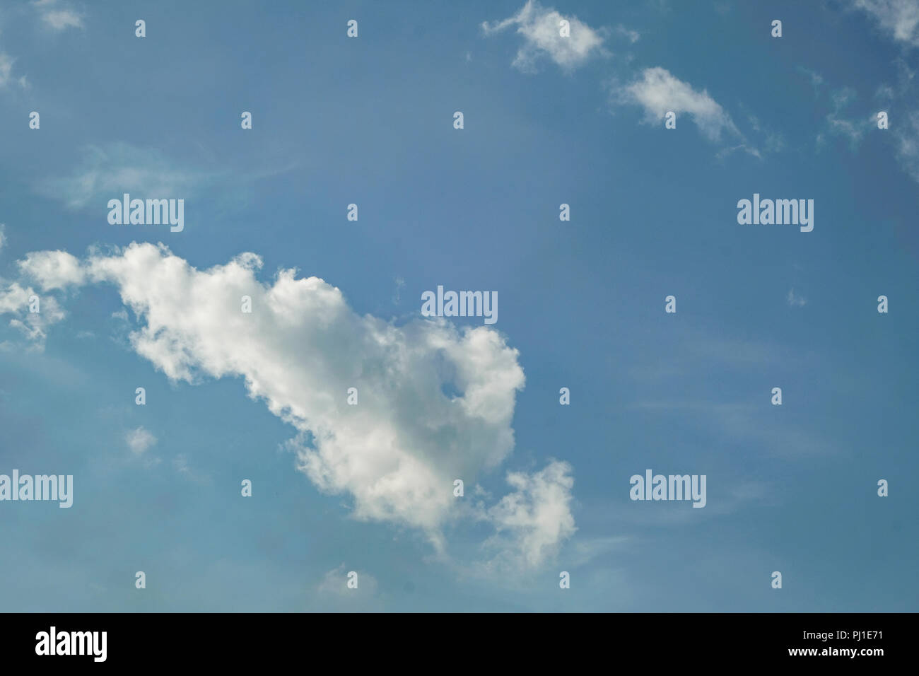 The sky and beautiful white clouds Stock Photo - Alamy