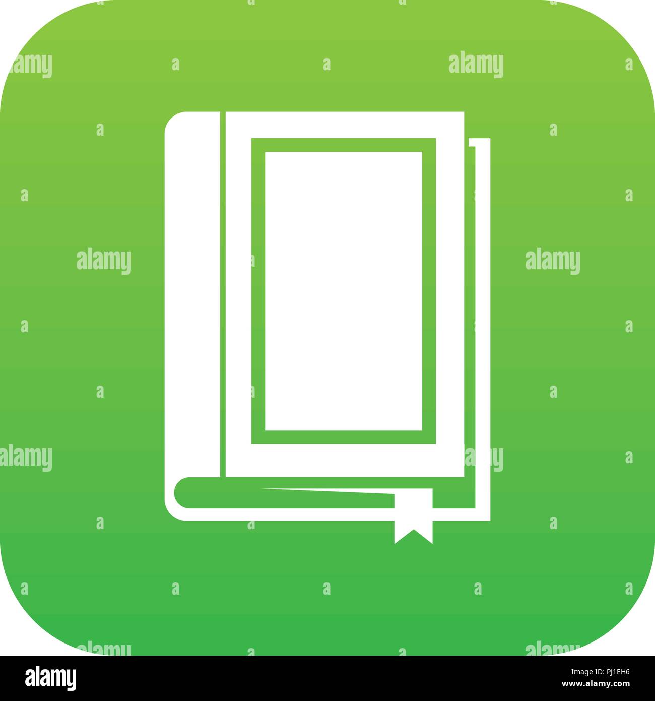 Book icon digital green Stock Vector Image & Art - Alamy