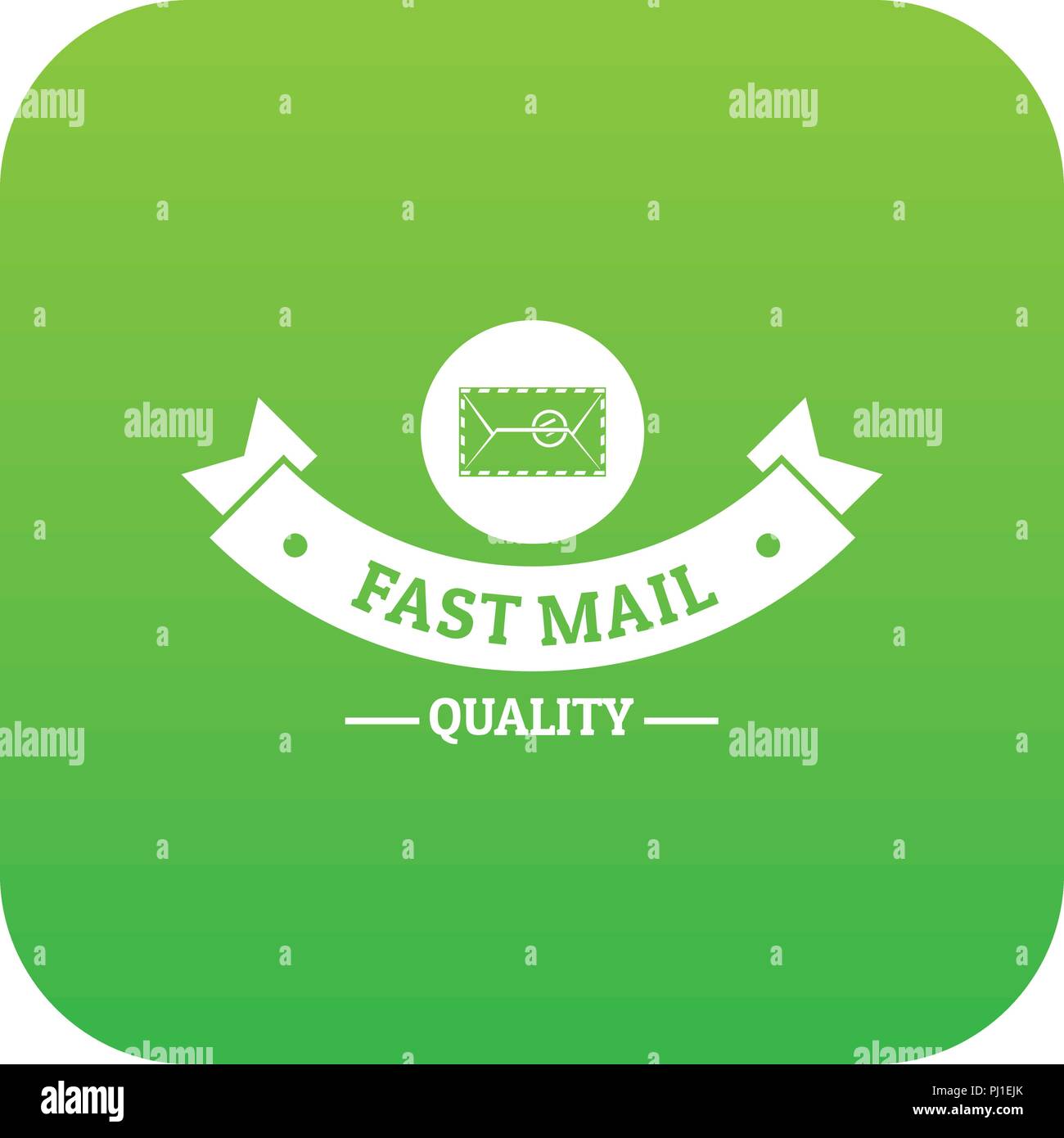Delivery quality icon green vector Stock Vector Image & Art - Alamy
