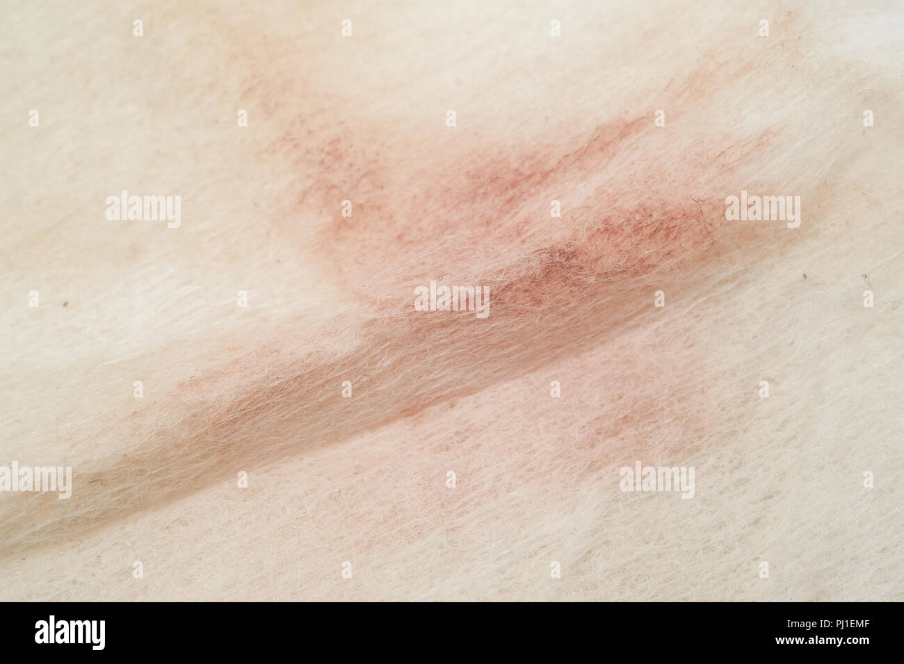 Blood stains on paper Stock Photo - Alamy