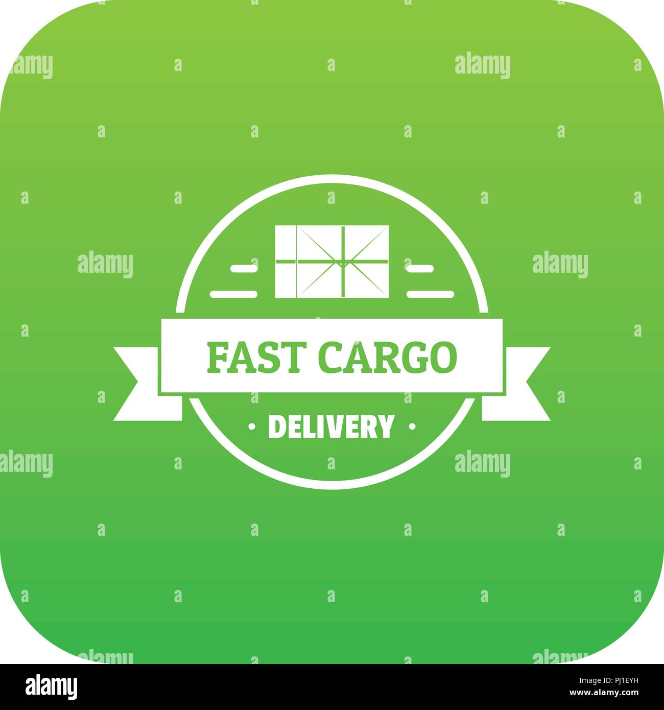 Fast cargo icon green vector Stock Vector Image & Art - Alamy