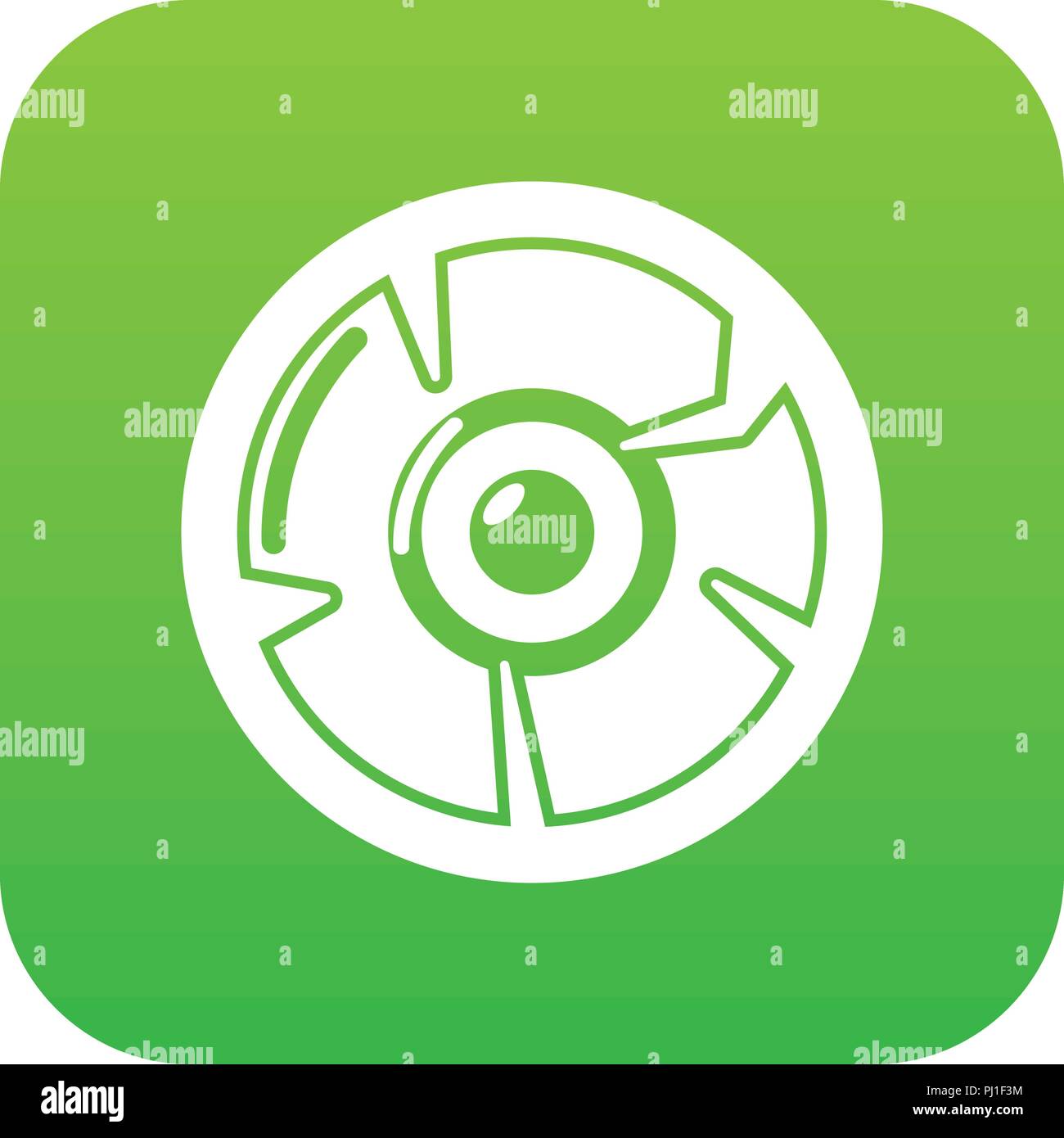Log icon green vector Stock Vector Image & Art - Alamy