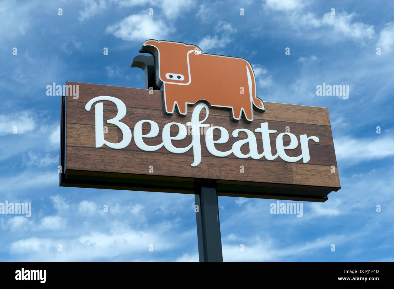 Beefeater restaurant (formally the Frome Flyer) in Frome, Somerset, UK ...