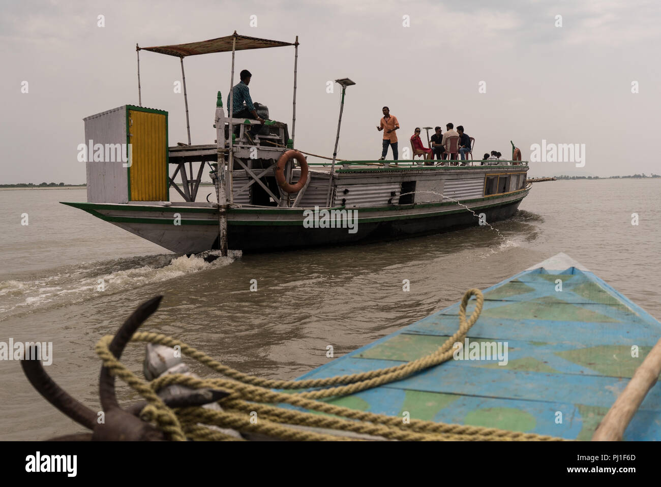 The islands on the Brahmaputra river, locally known as "chars", are the ...