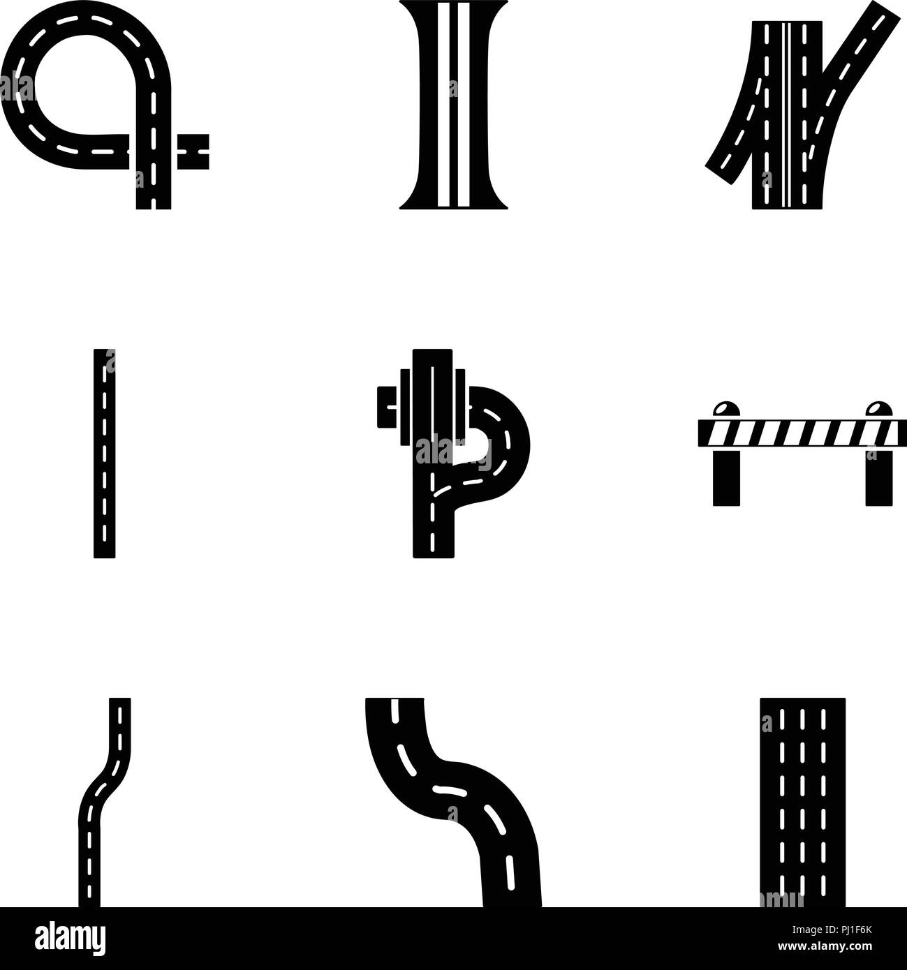 Orientation icons set, simple style Stock Vector Image & Art - Alamy