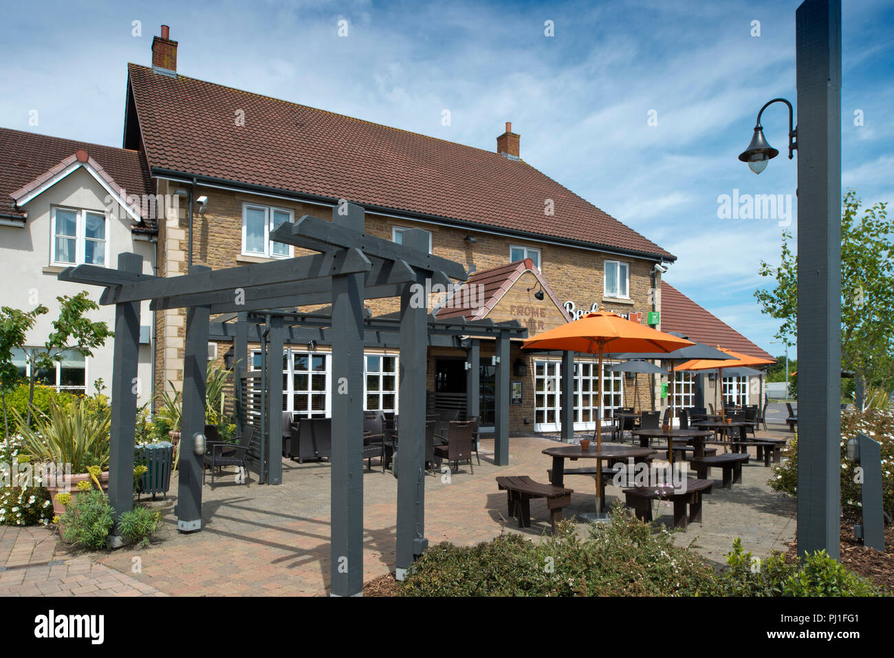 Beefeater restaurant (formally the Frome Flyer) in Frome, Somerset, UK ...