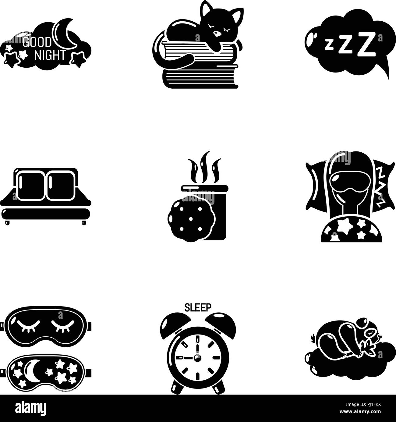 Hibernation sleeping Stock Vector Images - Alamy