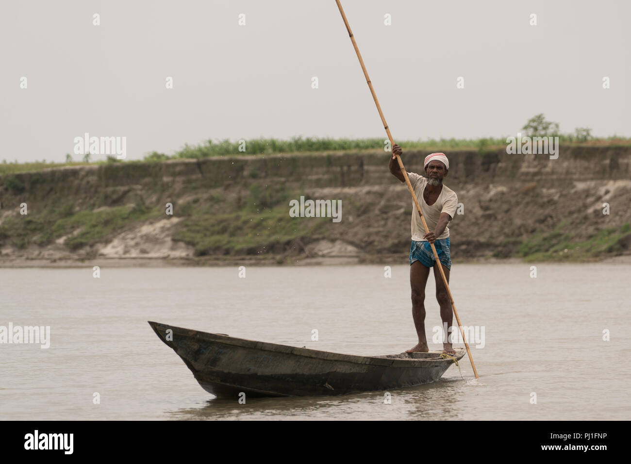The islands on the Brahmaputra river, locally known as "chars", are the ...
