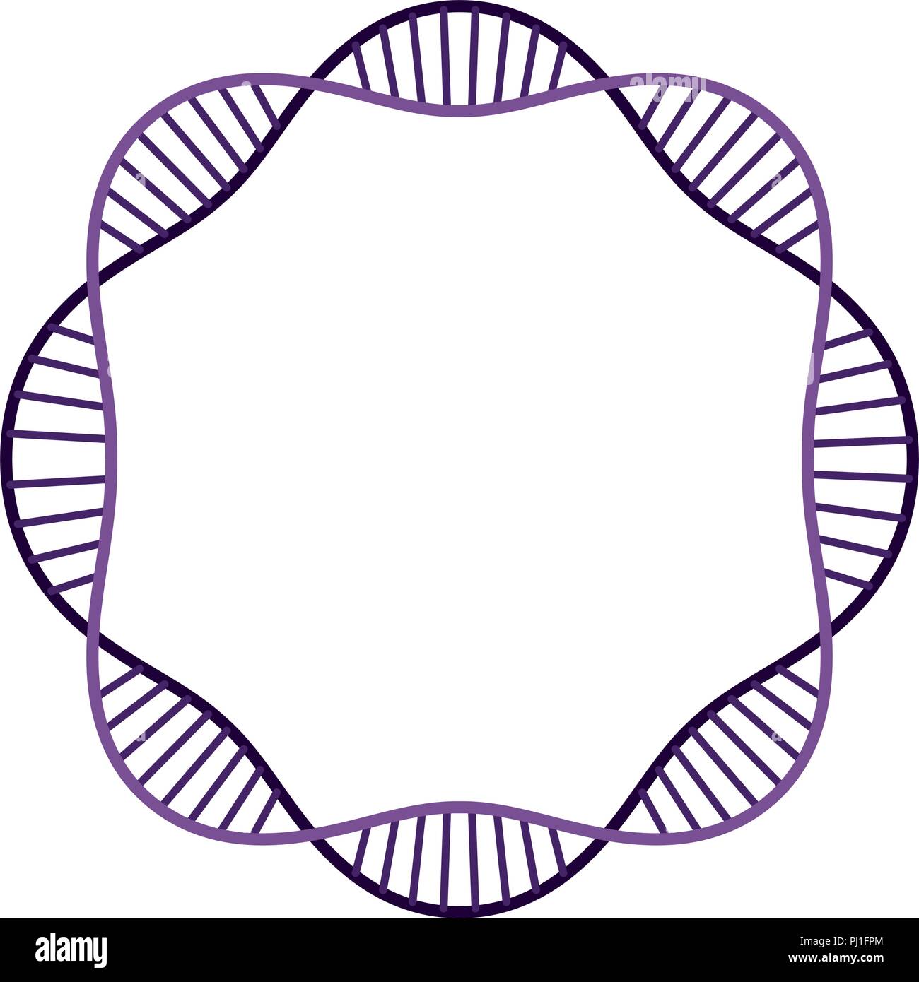 circular dna chain science colorful icon Stock Vector Image & Art - Alamy