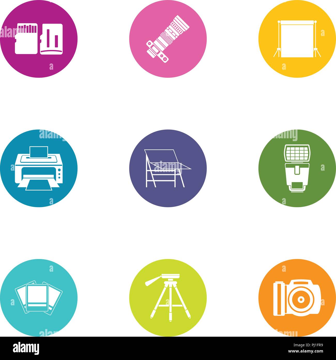 Photograph printing Stock Vector Images - Alamy