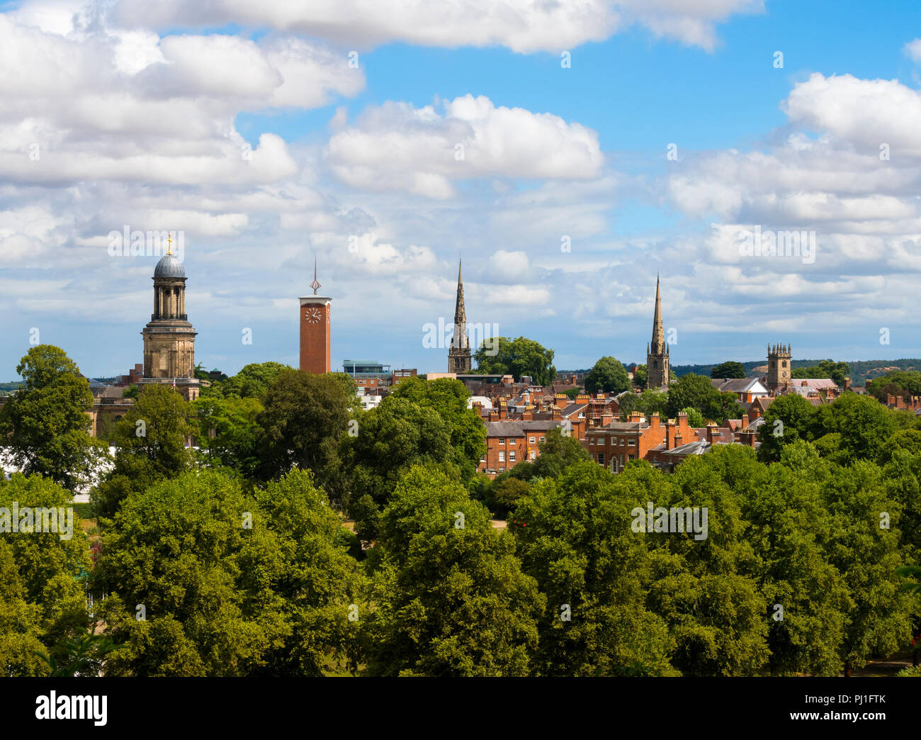 Shrewsbury skyline hi-res stock photography and images - Alamy