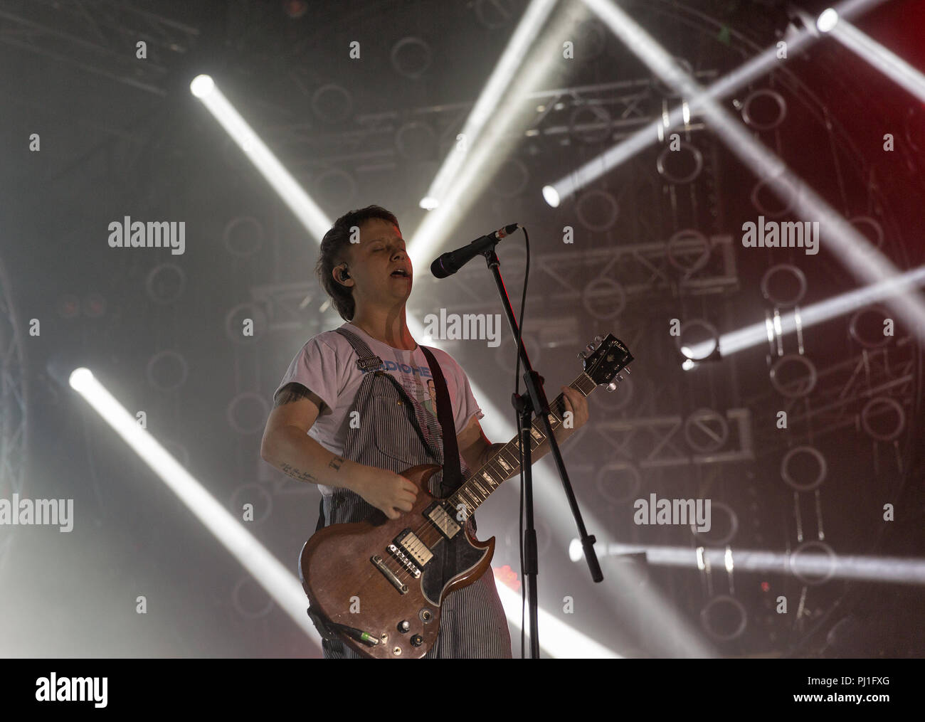KIEV, UKRAINE - JULY 05, 2018: Nothing But Thieves, English alternative ...