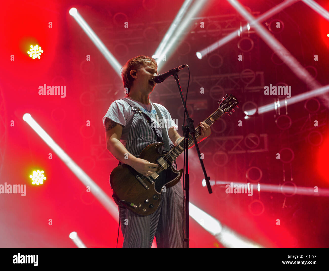 KIEV, UKRAINE - JULY 05, 2018: Nothing But Thieves, English alternative ...