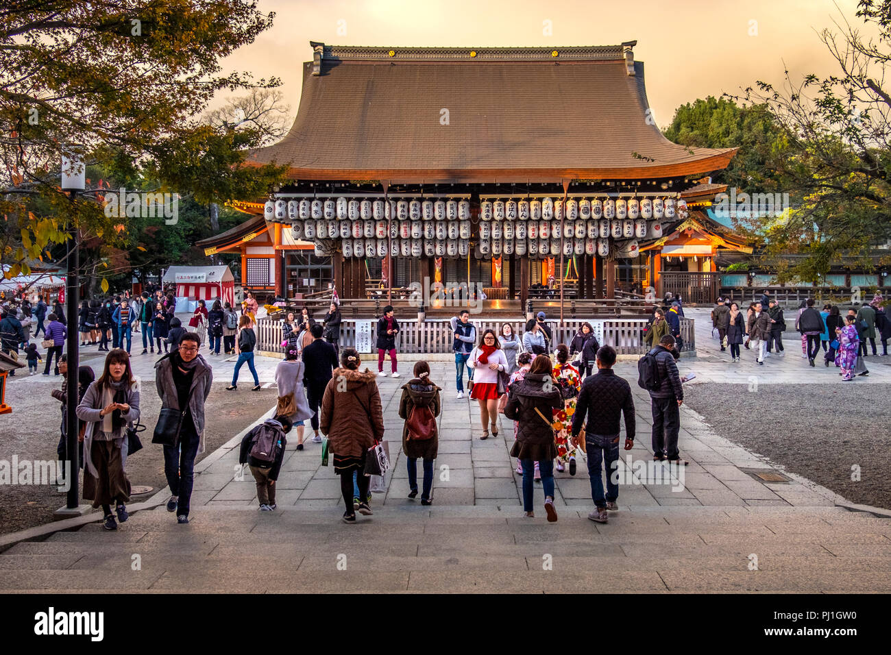 Temple in gion district hi-res stock photography and images - Alamy