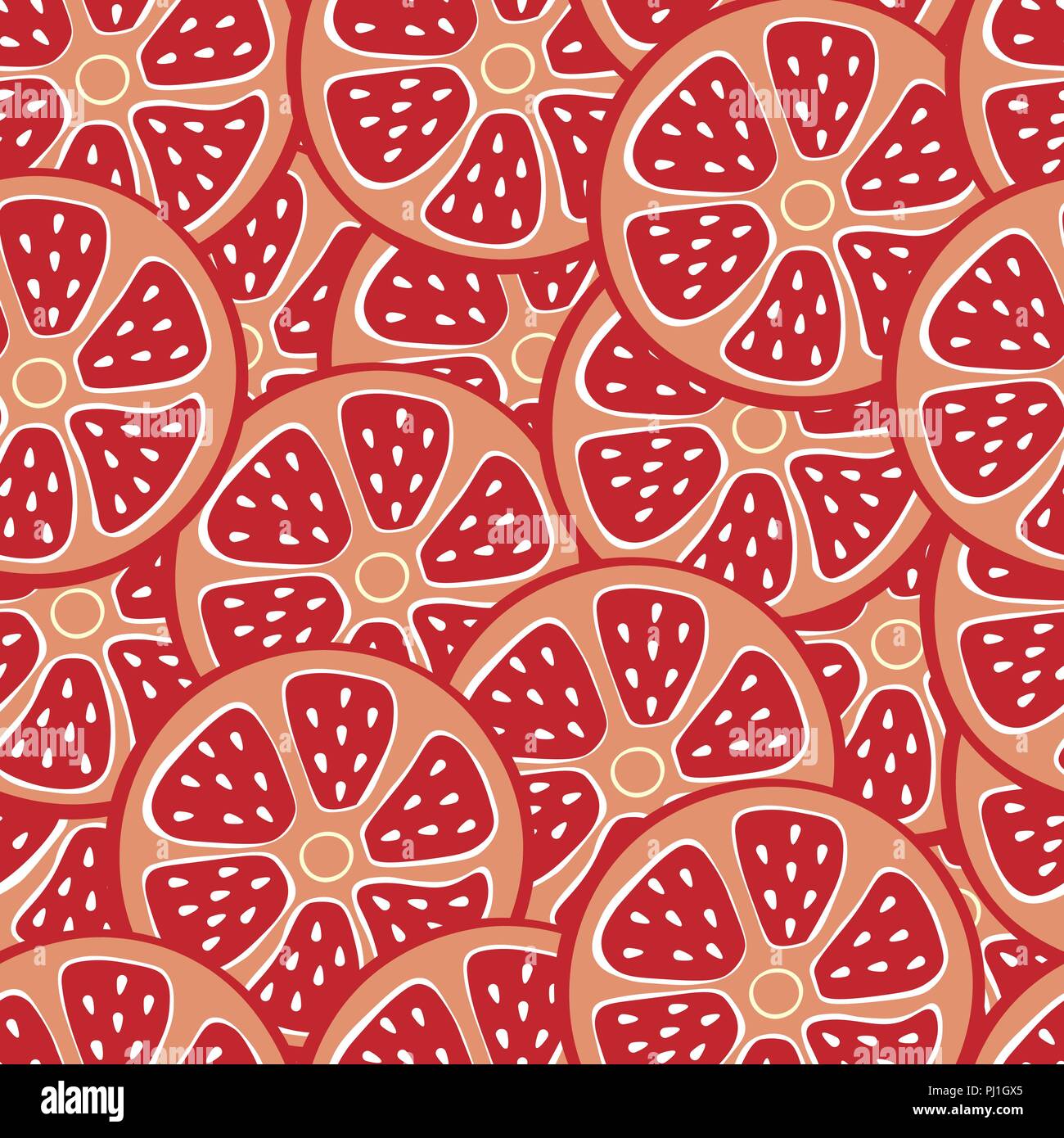 Grapefruit seamless background.fresh red grapefruit slices. Seamless ... Grapefruit seamless background.fresh red grapefruit slices. Seamless ...
