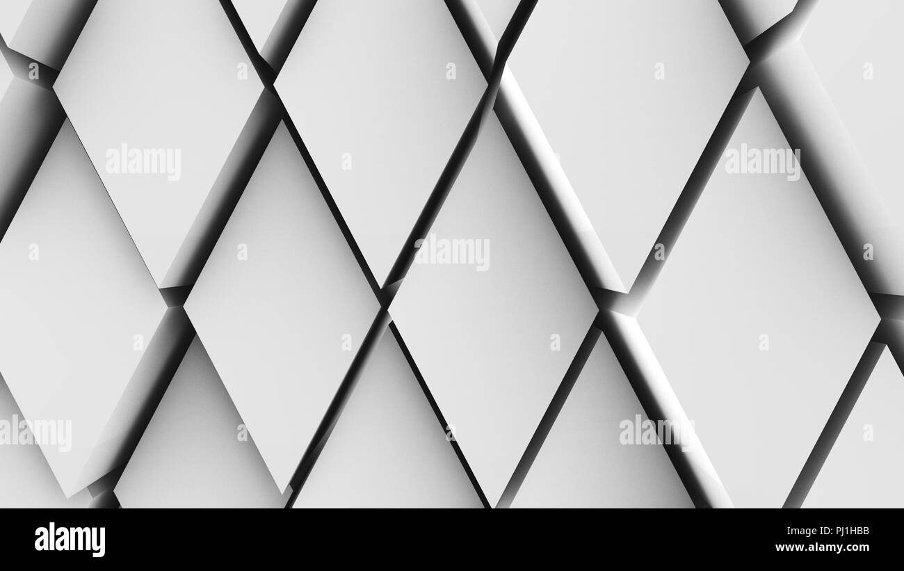 3d illustration, abstract background, volumetric undulating movement of ...
