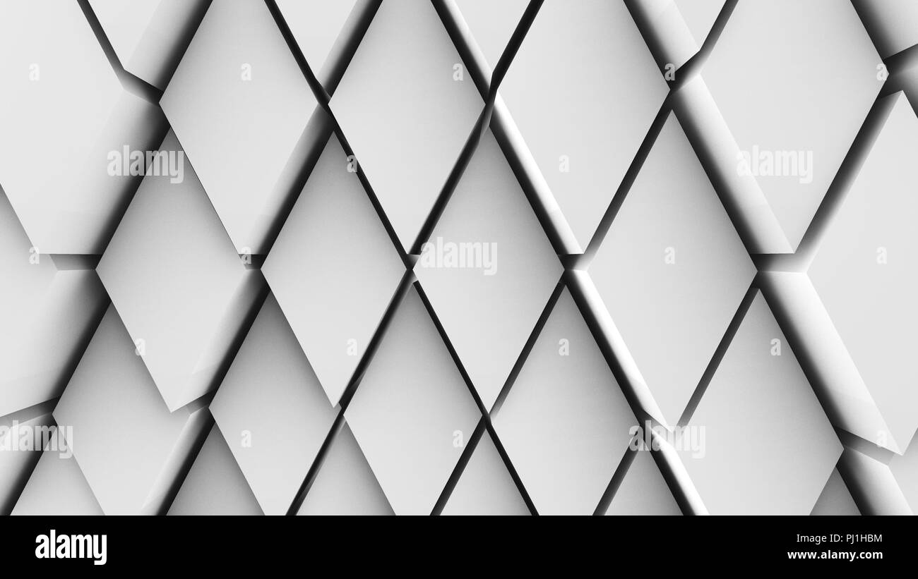 3d illustration, abstract background, volumetric undulating movement of ...