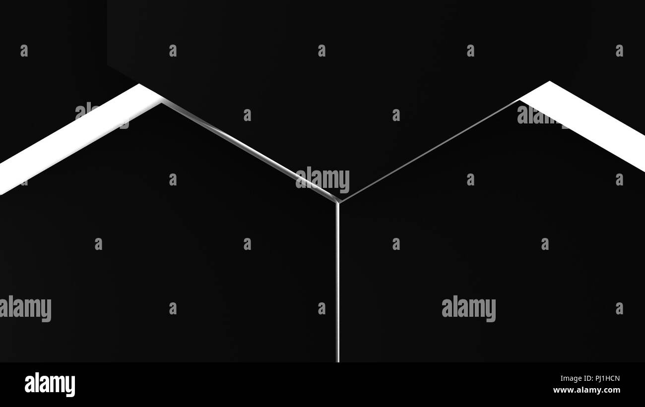 3d illustration, abstract background, volumetric undulating movement of ...