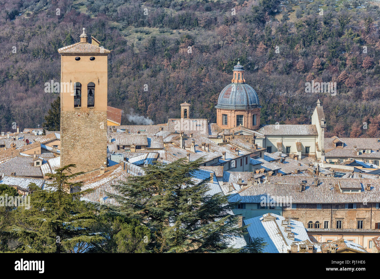 Church of San Filippo, Cityscape of Spoleto, Perugia, Umbria, Italy ...