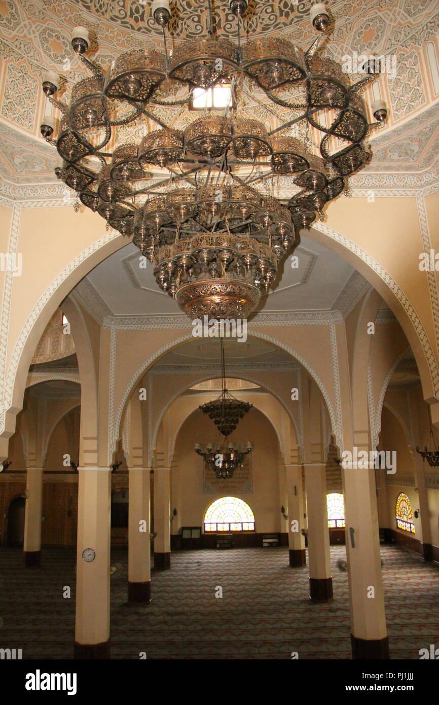 The prayer hall at Gaddafi Mosque, Kampala, Uganda Stock Photo - Alamy