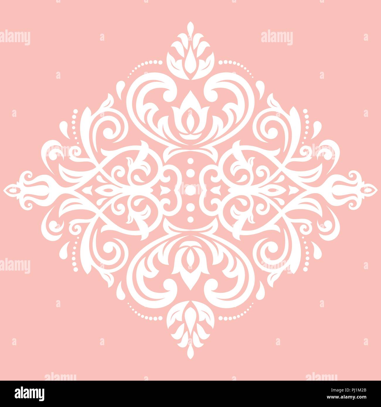 Pink white pattern Stock Vector Images - Alamy