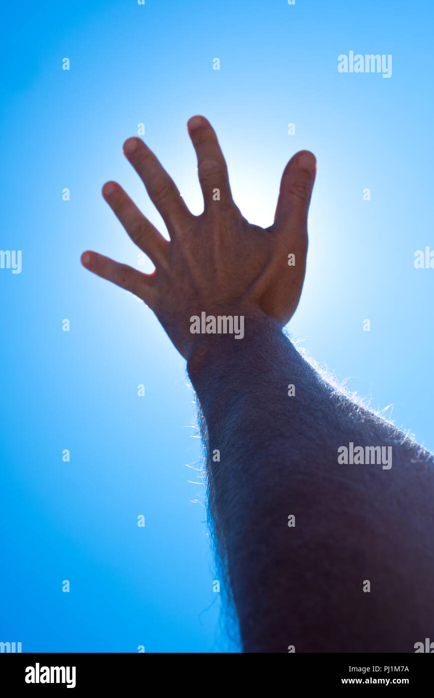 Reaching hand towards camera hi-res stock photography and images - Alamy