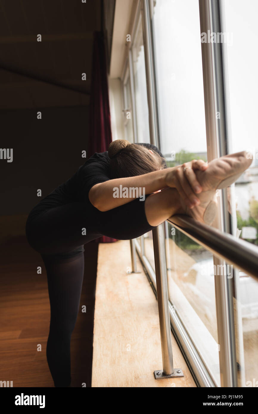 Ballerina Barre Stretching High Resolution Stock Photography and Images ...