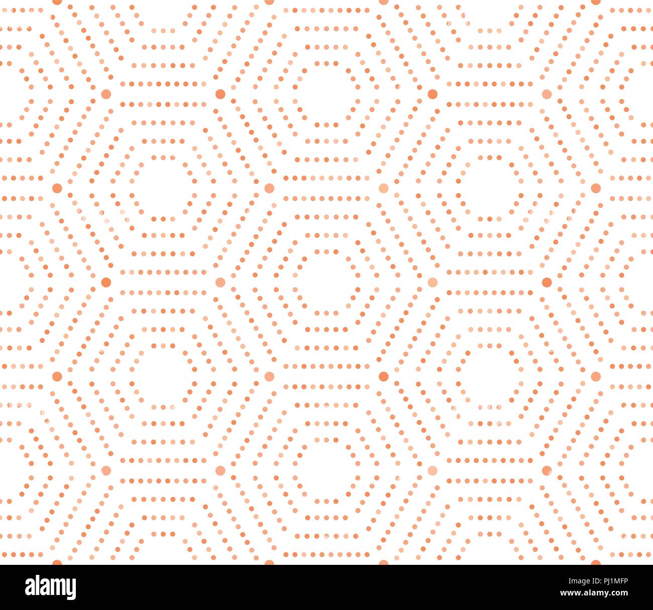 Dotted hexagon Stock Vector Images - Alamy