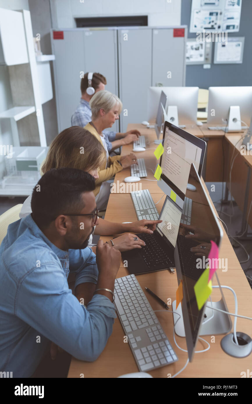 Executives working desk in office hi-res stock photography and images ...
