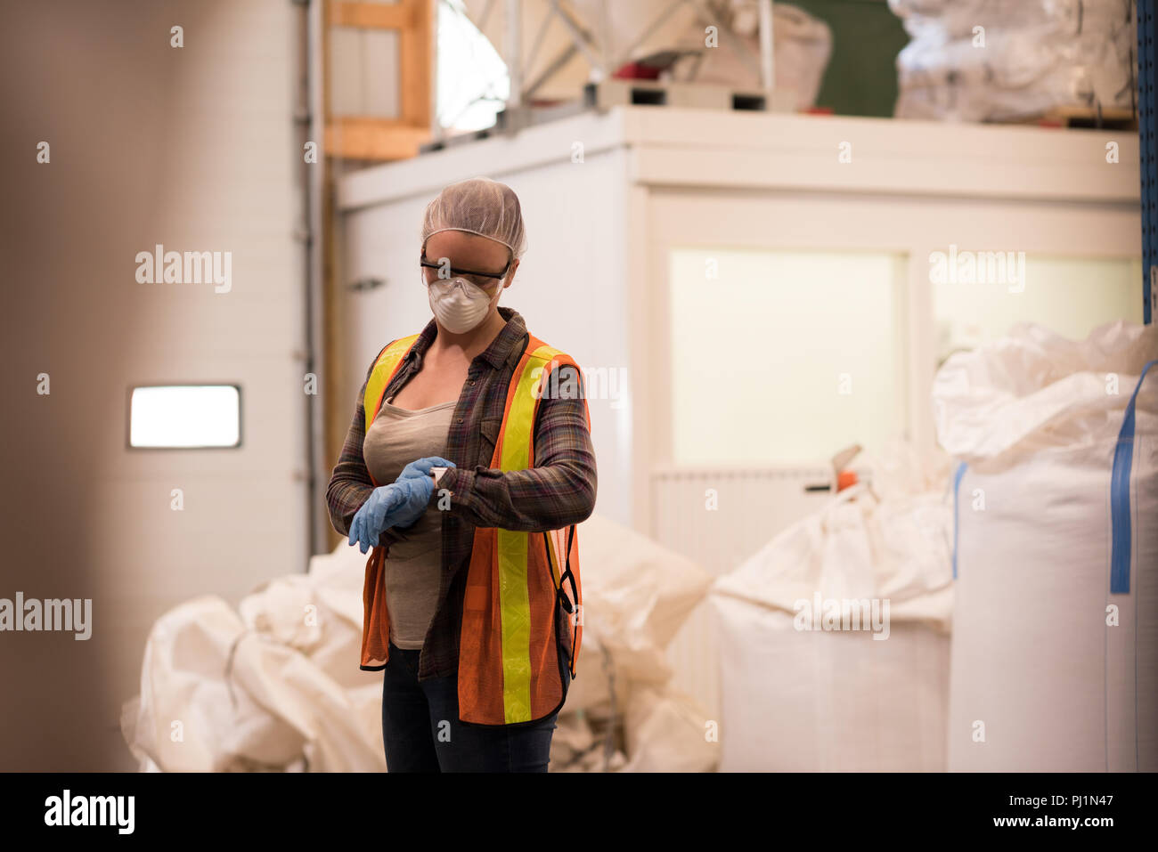 Worker checking information computer hi-res stock photography and ...