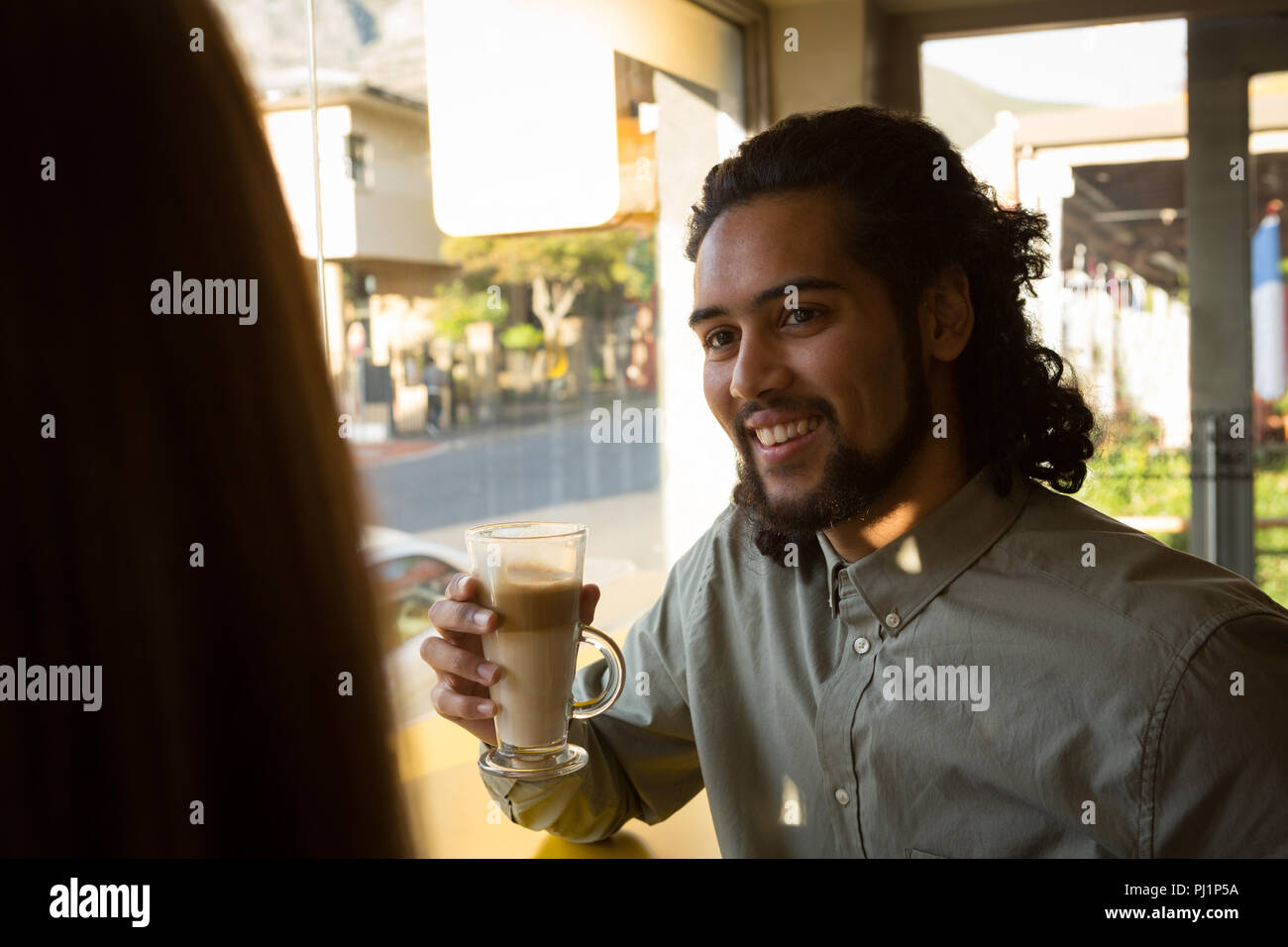 Man coffee cafe hi-res stock photography and images - Alamy