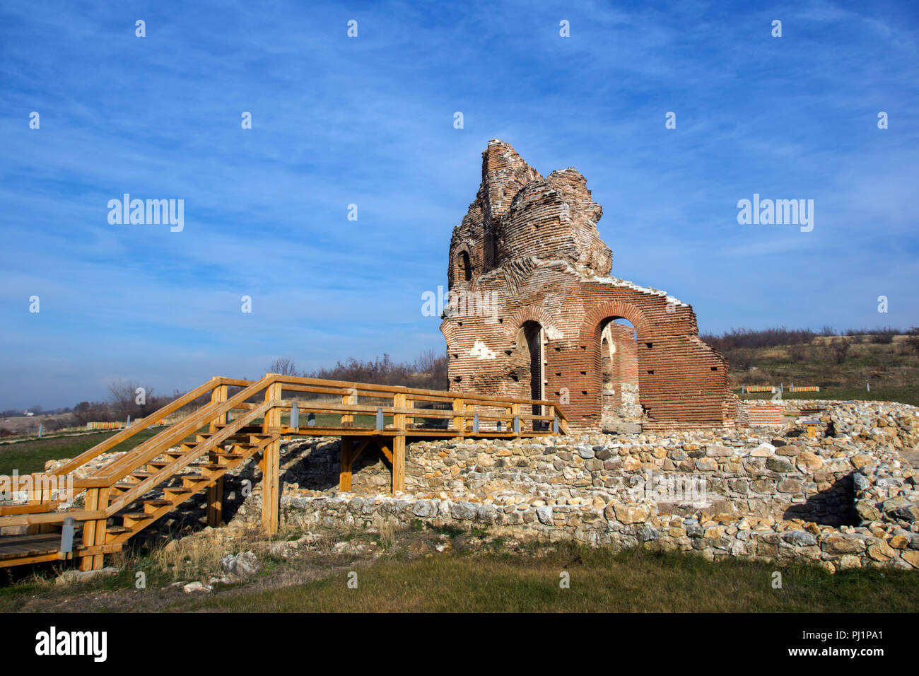 Red Church - large partially preserved late Roman (early Byzantine ...