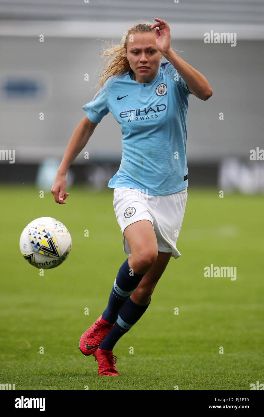 Manchester City Women's Claire Emslie during the Continental Tyres Cup ...