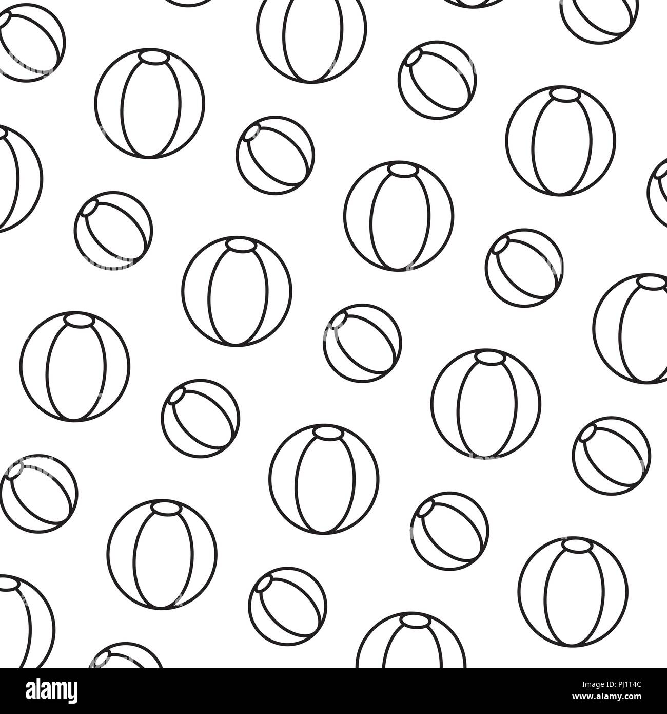 Funny summer beach background Black and White Stock Photos & Images - Alamy