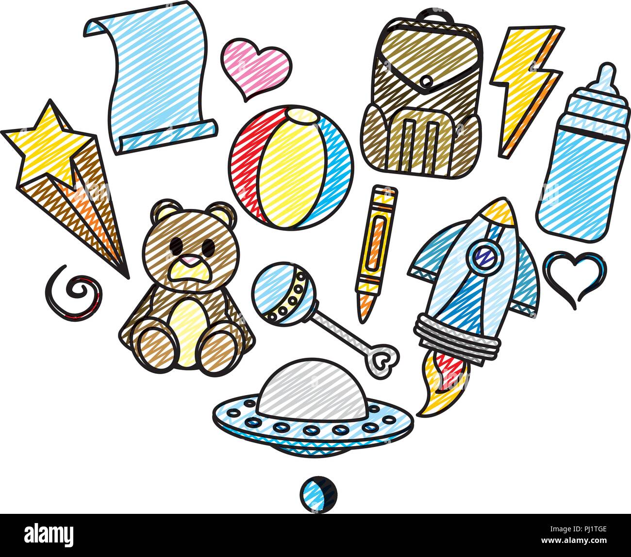 Things to do with your toddler Stock Vector Images - Alamy