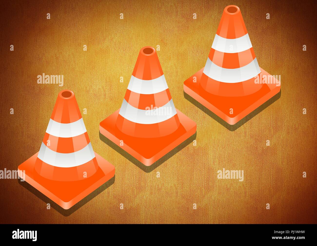 Safety cone hi-res stock photography and images - Alamy