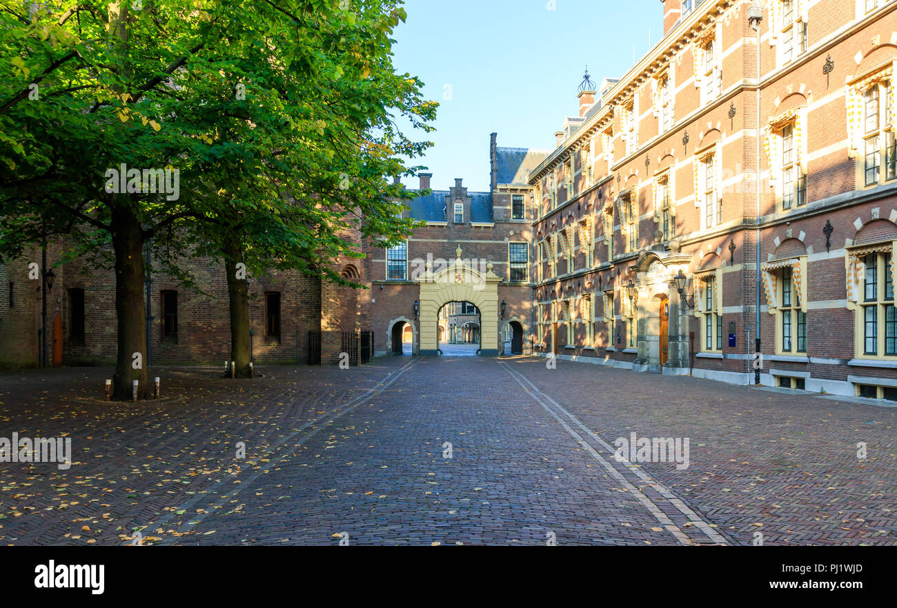 Inside Binnenhof At The Hague, Netherlands Stock Photo - Alamy