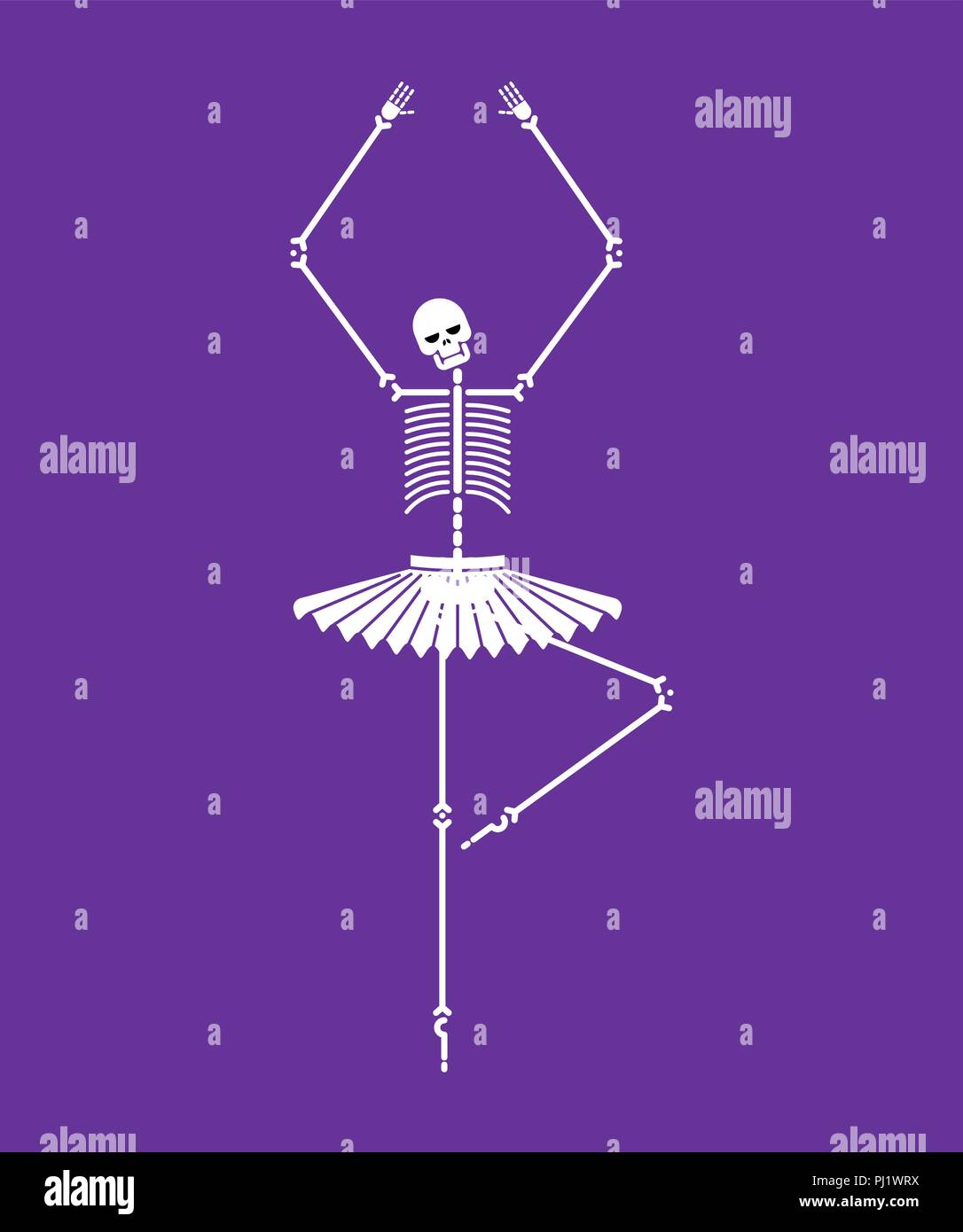 Medical drawing female skeleton Stock Vector Images - Alamy