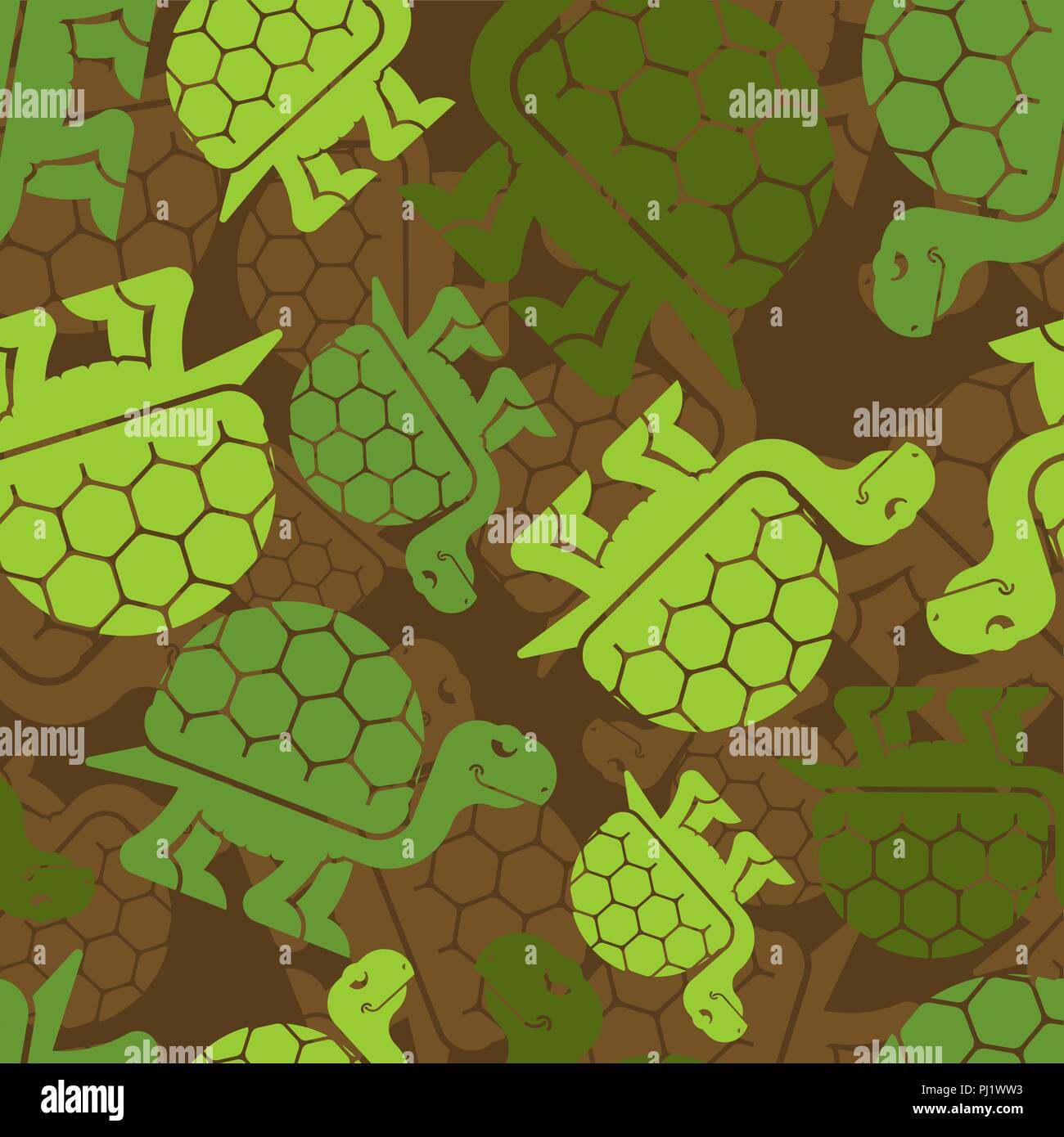 Turtle military pattern seamless. Army animal background. Soldier ...