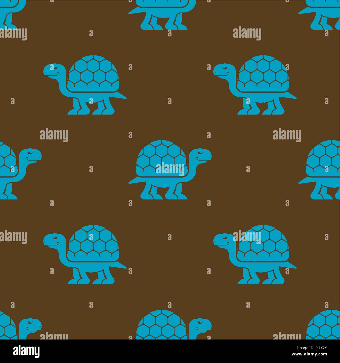Turtle pattern seamless. tortoise Vector background. Amphibian ornament ...