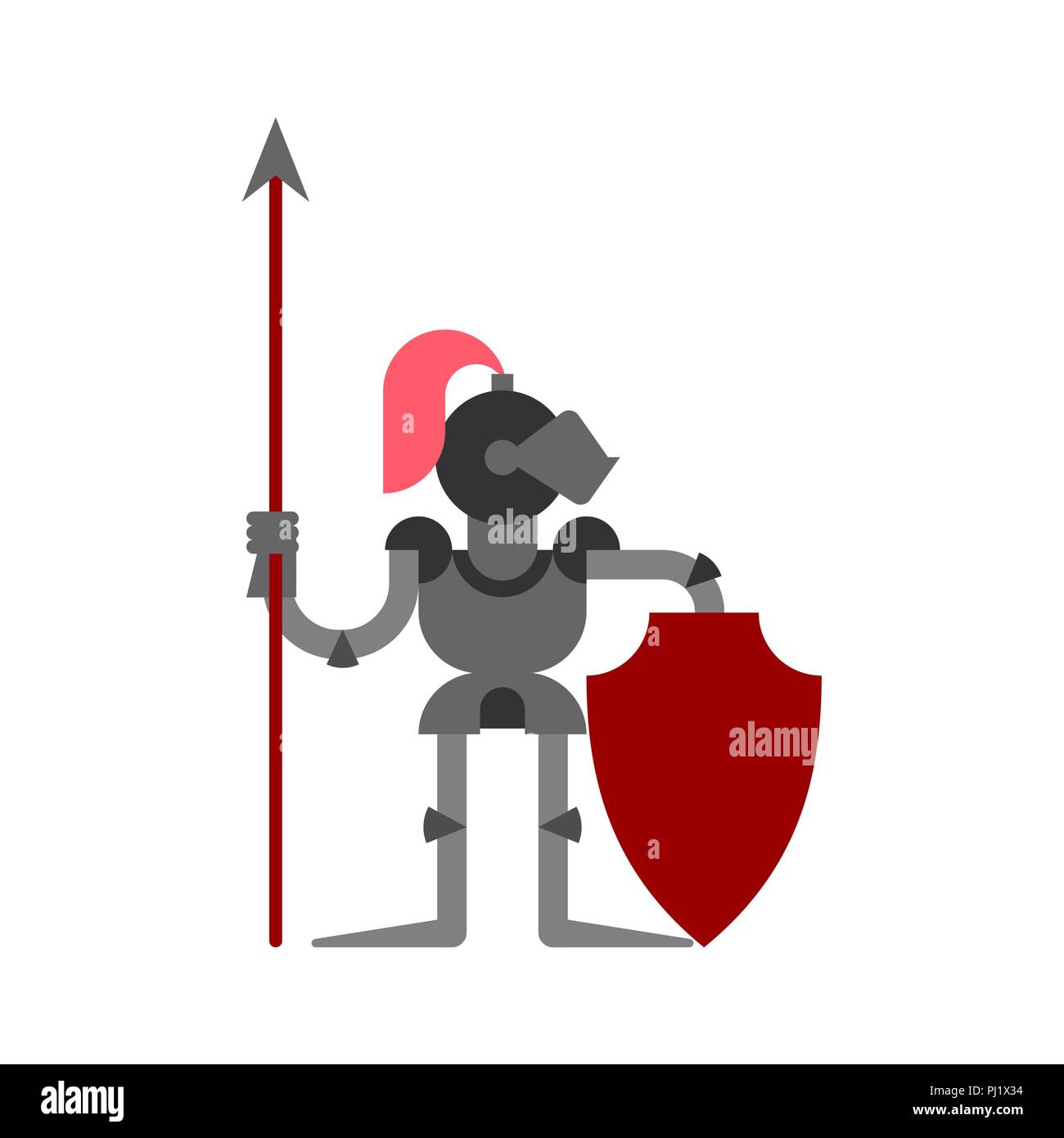 Full suit medieval armour armor Stock Vector Images - Alamy