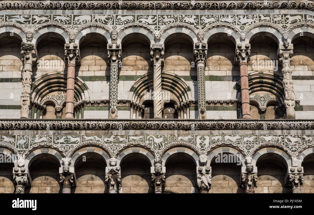 Romanesque facade marble architecture hi-res stock photography and ...