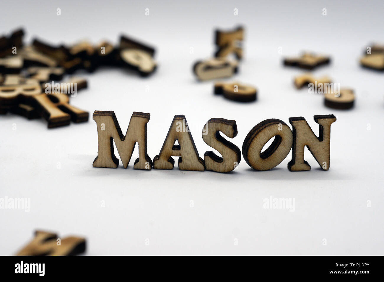 male first name mason Stock Photo - Alamy