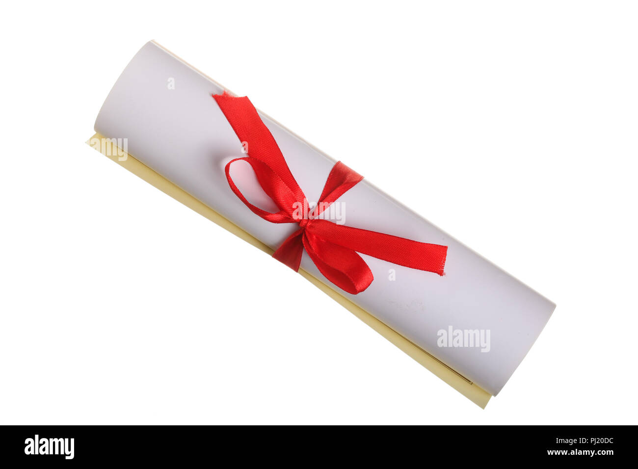 Award degree scroll certificate hi-res stock photography and images - Alamy