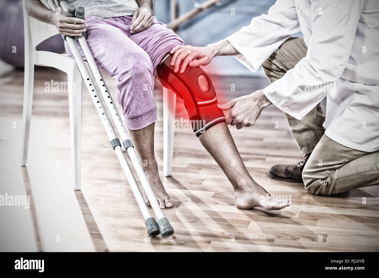 Composite image of highlighted pain Stock Photo - Alamy