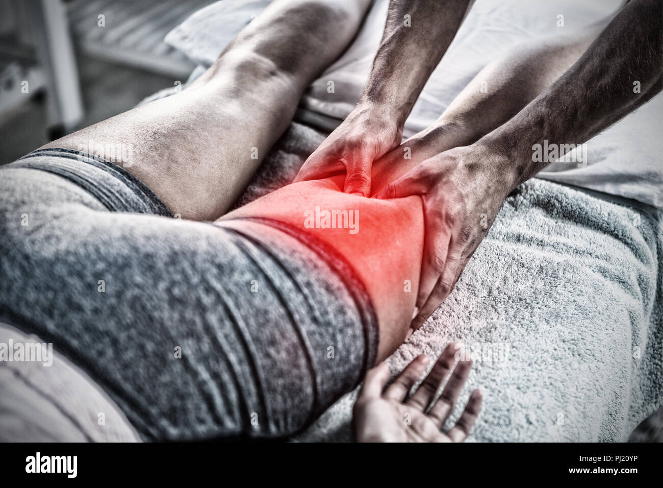 Composite image of highlighted pain Stock Photo - Alamy